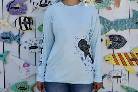 Whale Shark Ocean Icon Rash Guard | Reef Environmental Education Foundation