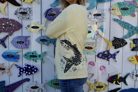 Ocean Sunfish Ocean Icon Rash Guard | Reef Environmental Education ...